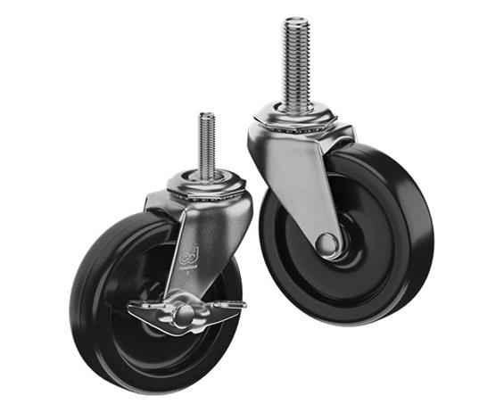 Casterdepot Threaded Stem Casters - Polyolefin Wheel - Capacities Up To ...